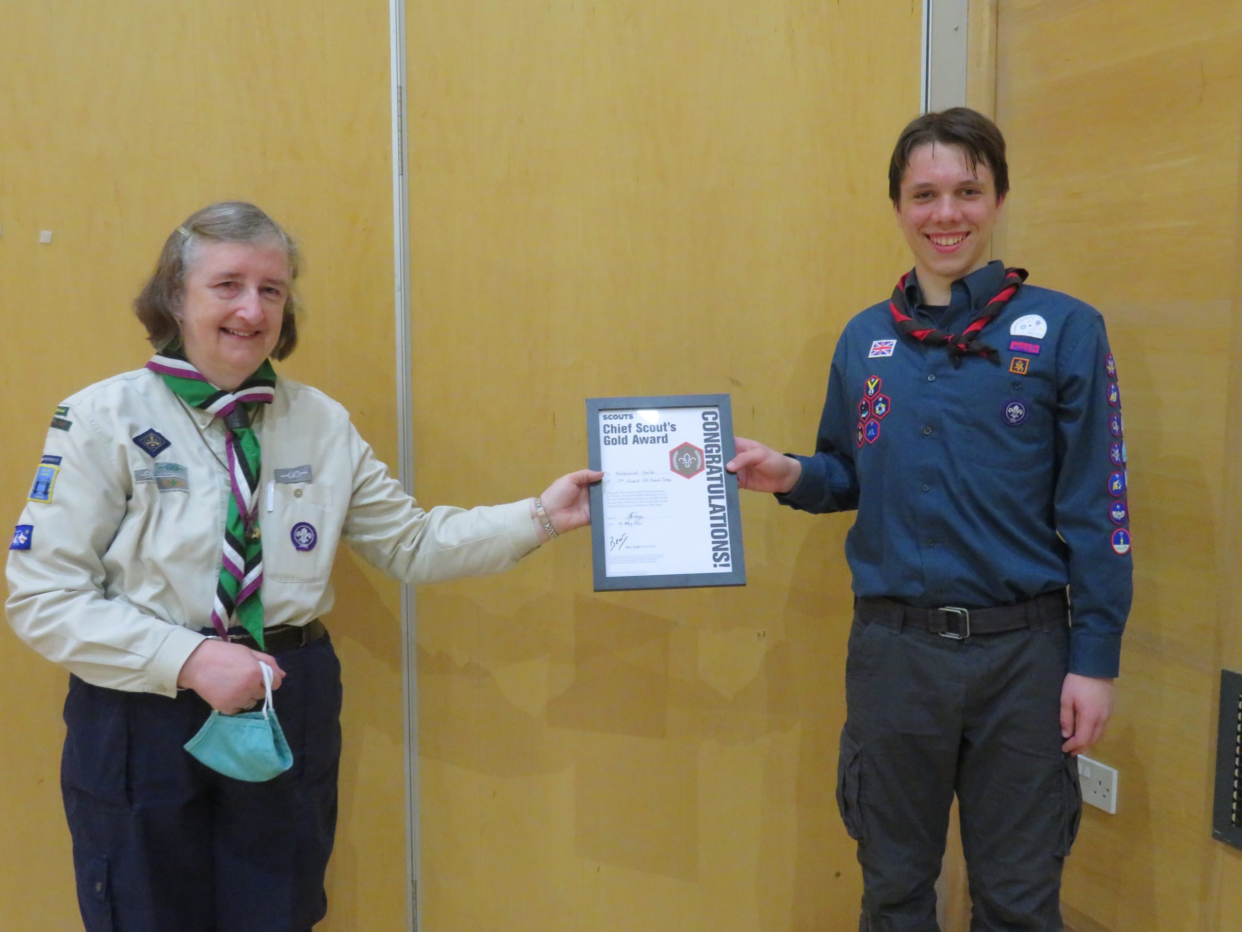 Two Scouts complete their Chief Scout Gold Award – Lewisham